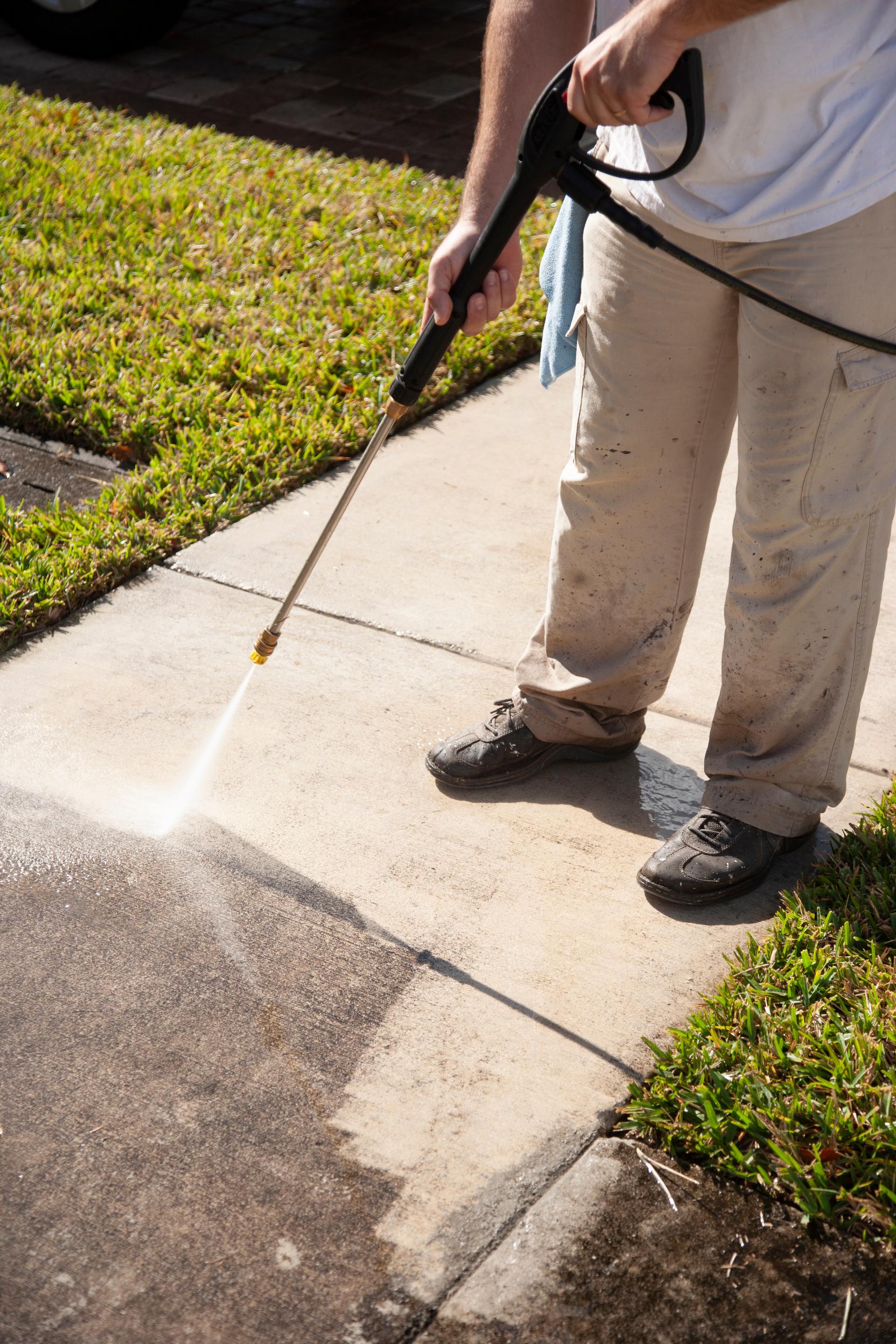 How to Pressure Wash Concrete - Affiliated Building Maintenance